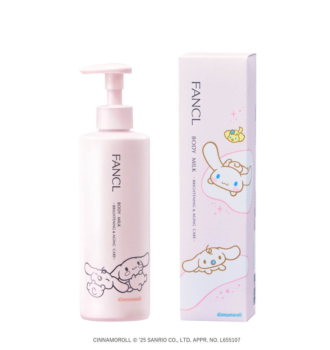 FANCL | Brightening & Aging Care Body Milk 250g Cinnamoroll Sanrio Lim ...