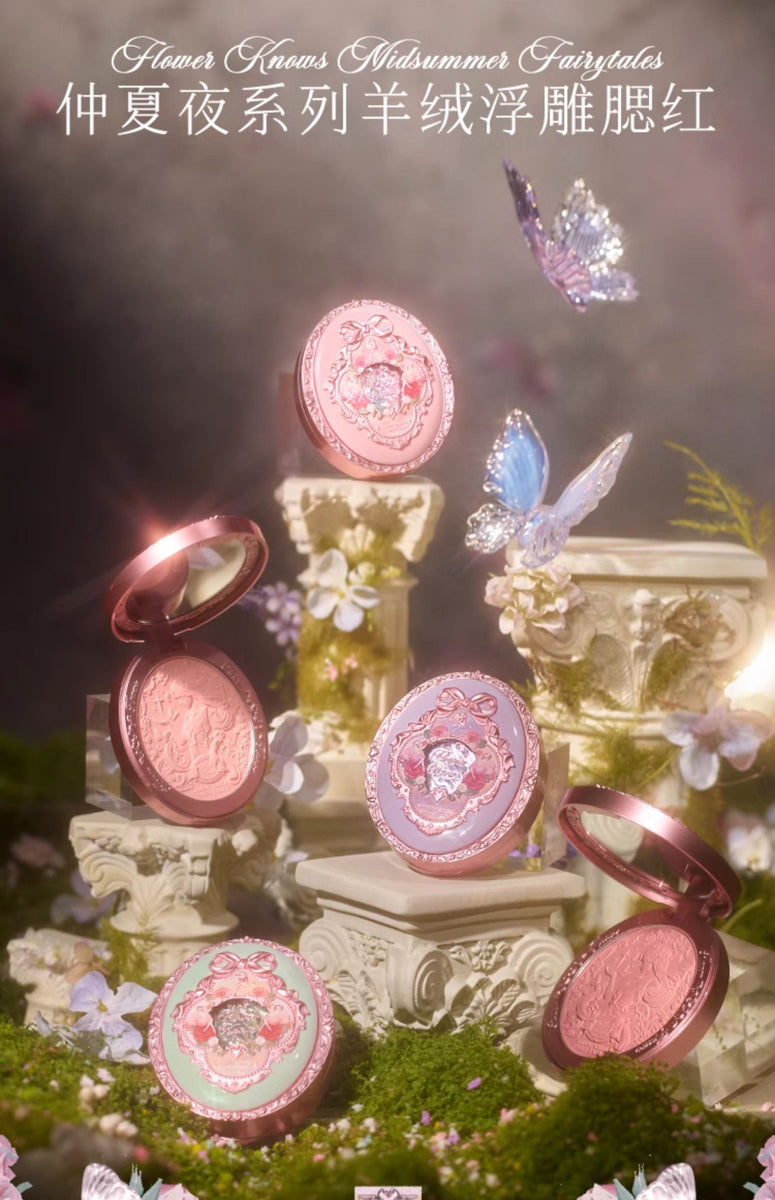 FLOWER KNOWS | Midsummer Fairytales Collection Velvet Embossed Blush ...