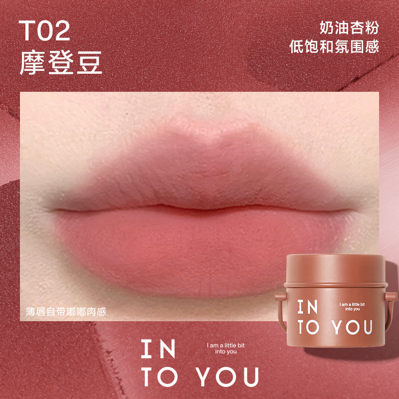 INTO YOU | Canned Matte Lip & Cheek Mud with Brush – Legends Boutique