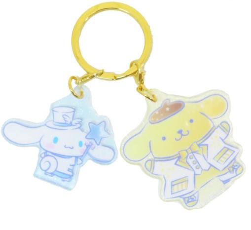 SANRIO | Keyring with 2 Acrylic Charm Keyholder – Legends Boutique