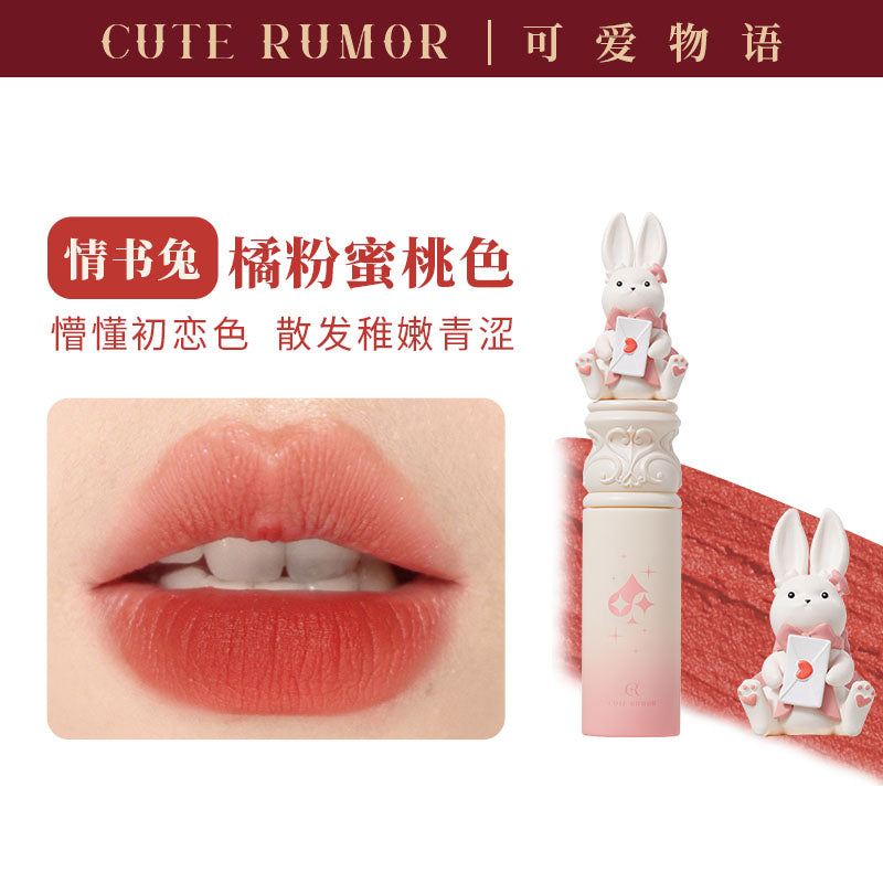CUTE RUMOR | White Rabbit Velvet Finish Liquid Lipstick – Legends Boutique