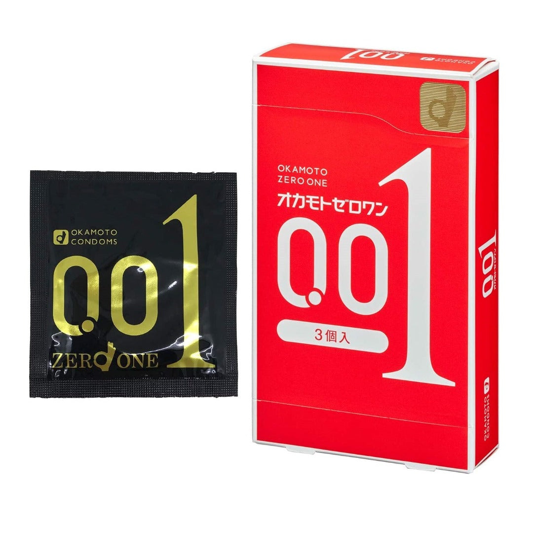 日本 OKAMOTO 冈本 | Zero One 001 安全套 Thinnest Condoms 0.01mm – Legends Boutique