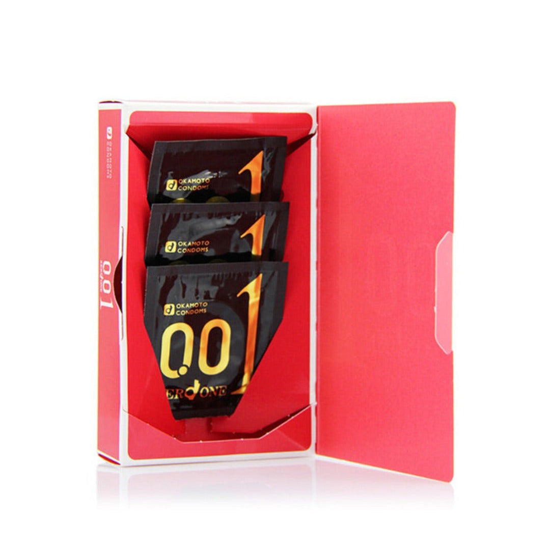 日本 OKAMOTO 冈本 | Zero One 001 安全套 Thinnest Condoms 0.01mm – Legends Boutique