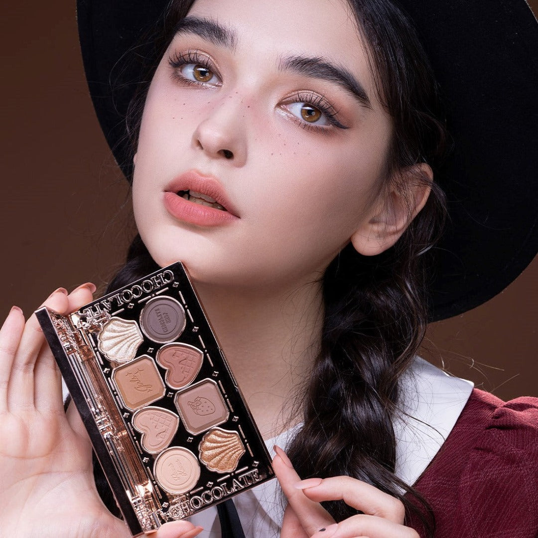 FLOWER KNOWS | Chocolate Wonder-Shop Eight-Color Eyeshadow Palette ...