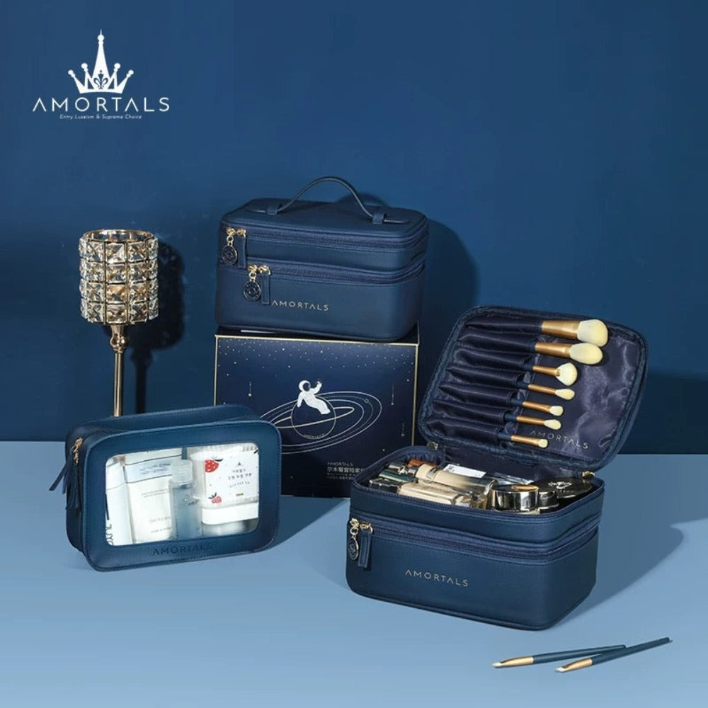 AMORTALS Adventurer Cosmetic Makeup Bag, Makeup Tools | – Legends Boutique