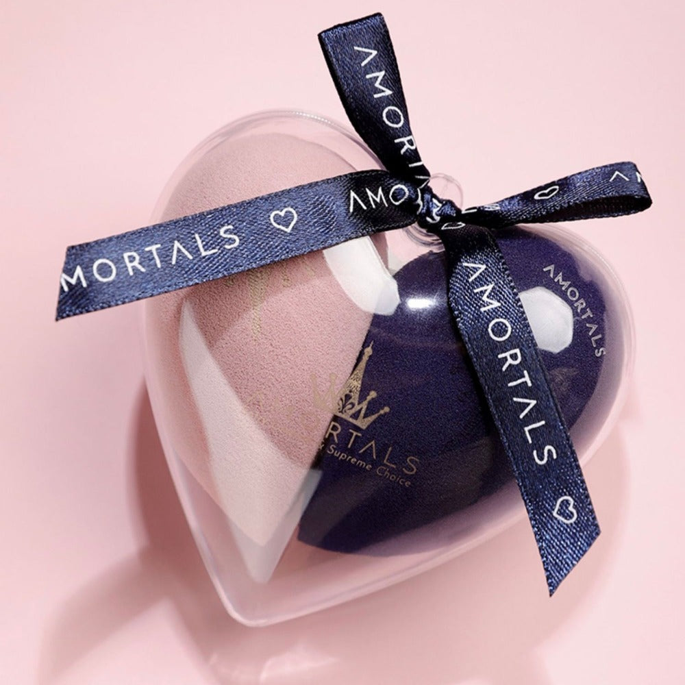 AMORTALS Love Heart Makeup Sponge Set, Makeup Tools | – Legends Boutique